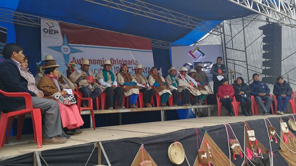 Uru Chipaya consagra su autonomía, posesionó a 9 autoridades electas ...