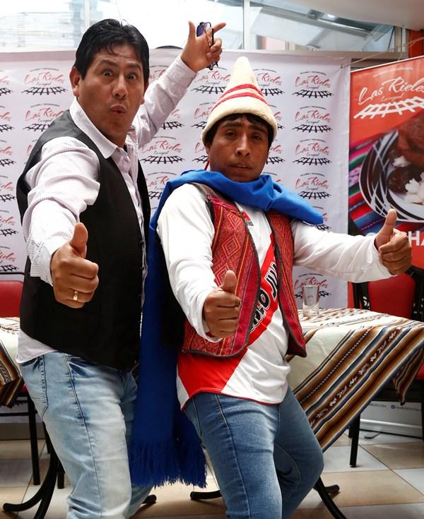 El cholo Juanito y Richard Douglas:"Somos de un barrio pobre y humilde ...